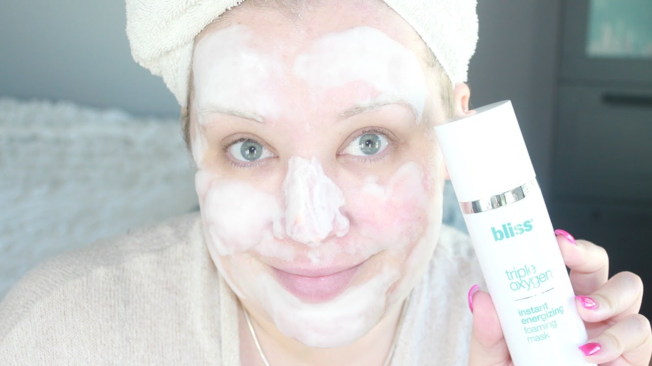 Does This Really Work? ♡ Bliss Instant Energizing Foaming Mask Demo ...