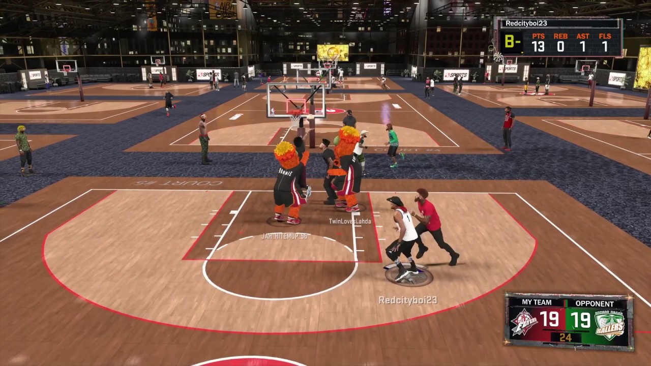 NBA 2K17 Red Stay With The Heat "Mascots" - YouTube