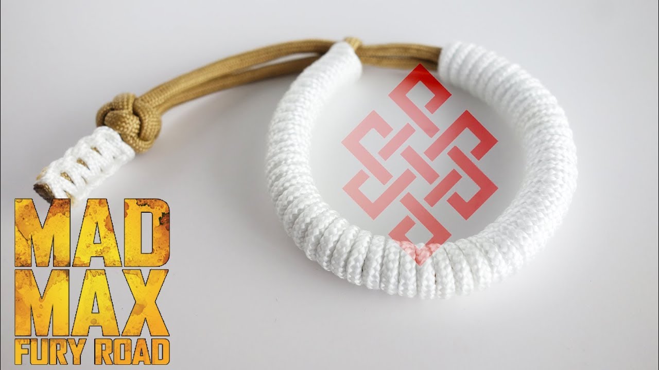 How to Make a Mad Max Whipping Knot Paracord Bracelet Tutorial - YouTube