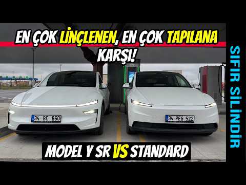 110km Menzil Testi | Tesla Model Y Standard vs Model Y SR | Tek Fazlası Menzili!