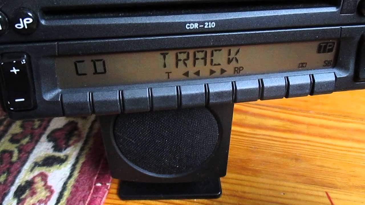 How works Porsche 911 993 CDR210 radio - YouTube