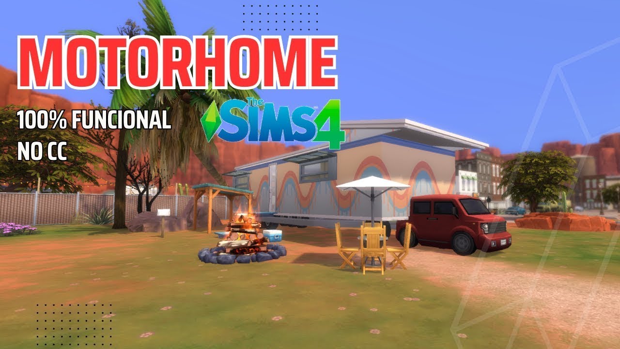 FIRST MOTORHOME BIULD | VAN IN StrangerVille 👽| The Sims 4 Speed Build ...