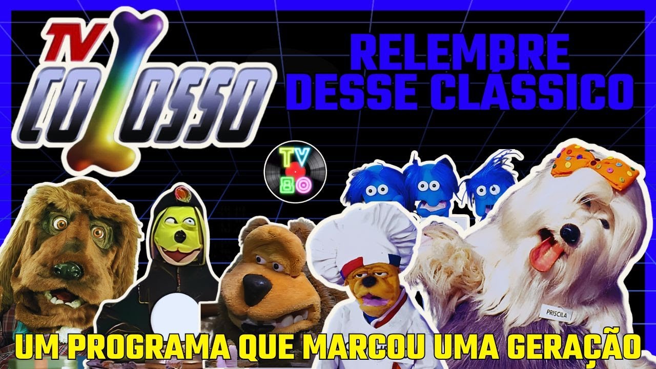 Relembrando TV Colosso: O Sucesso Nostálgico das Manhãs! - Tv80 - YouTube