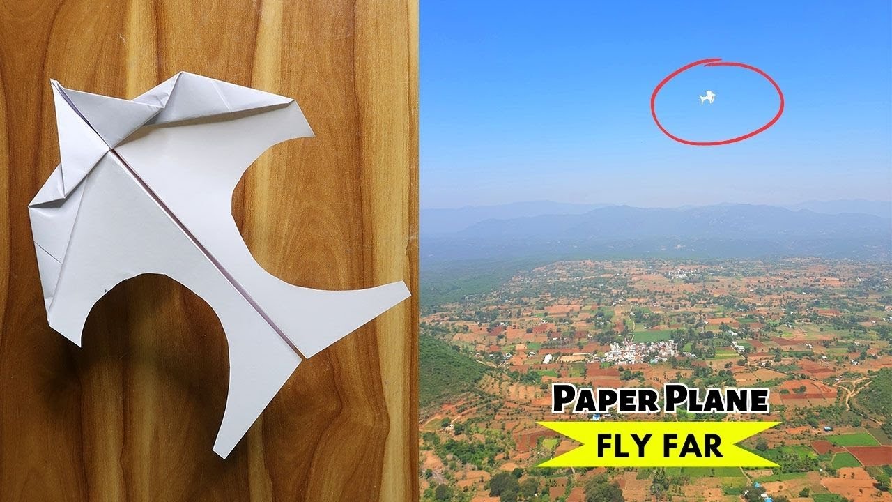 HOW TO MAKE A BIRD PAPER PLANE THAT GOES FAR | Bird Paper Plane #11 ...