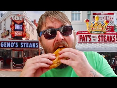 The Best Philly Cheesesteak ? Pat's VS Geno's - Famous Philadelphia ...