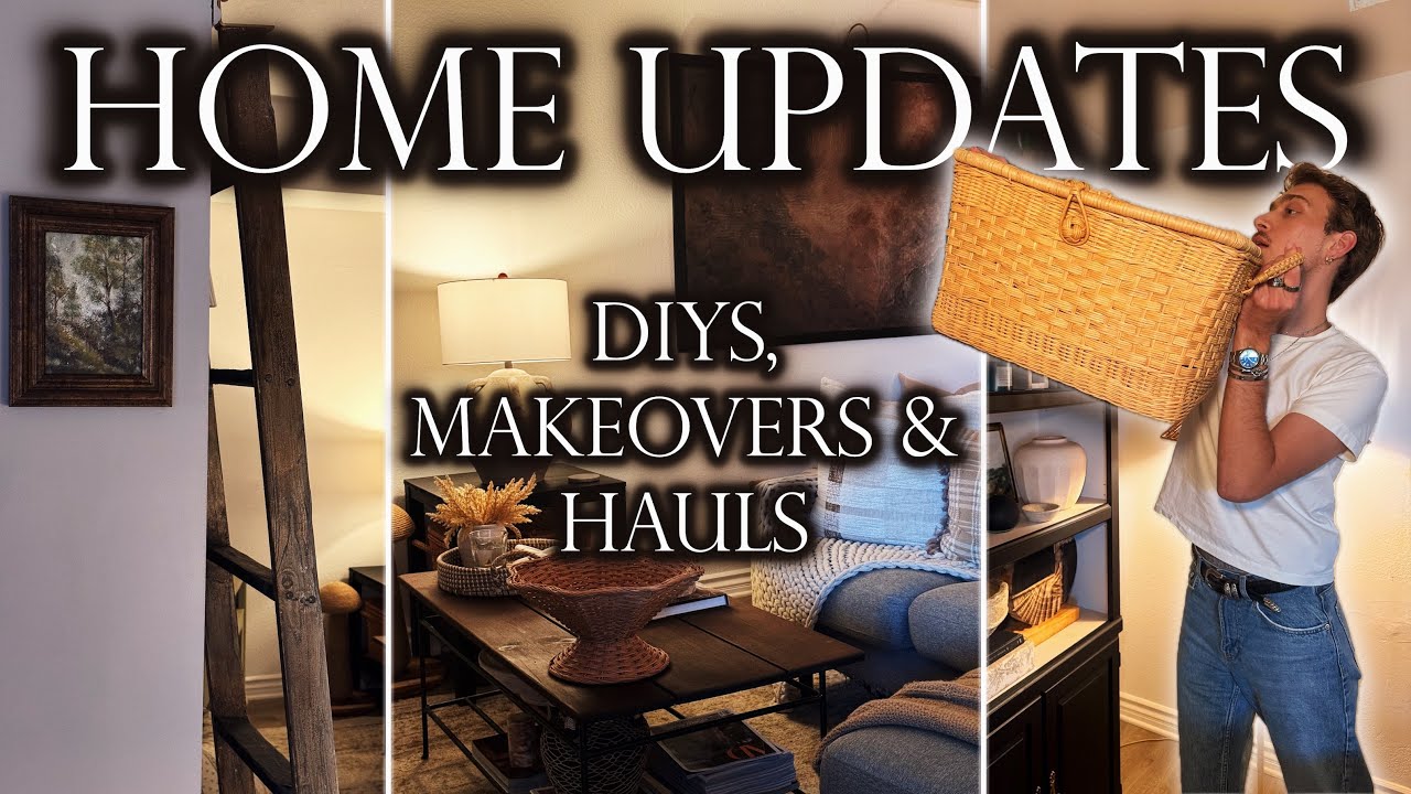 HOME UPDATES | DIY'S, Makeovers & Home Decor Haul - YouTube