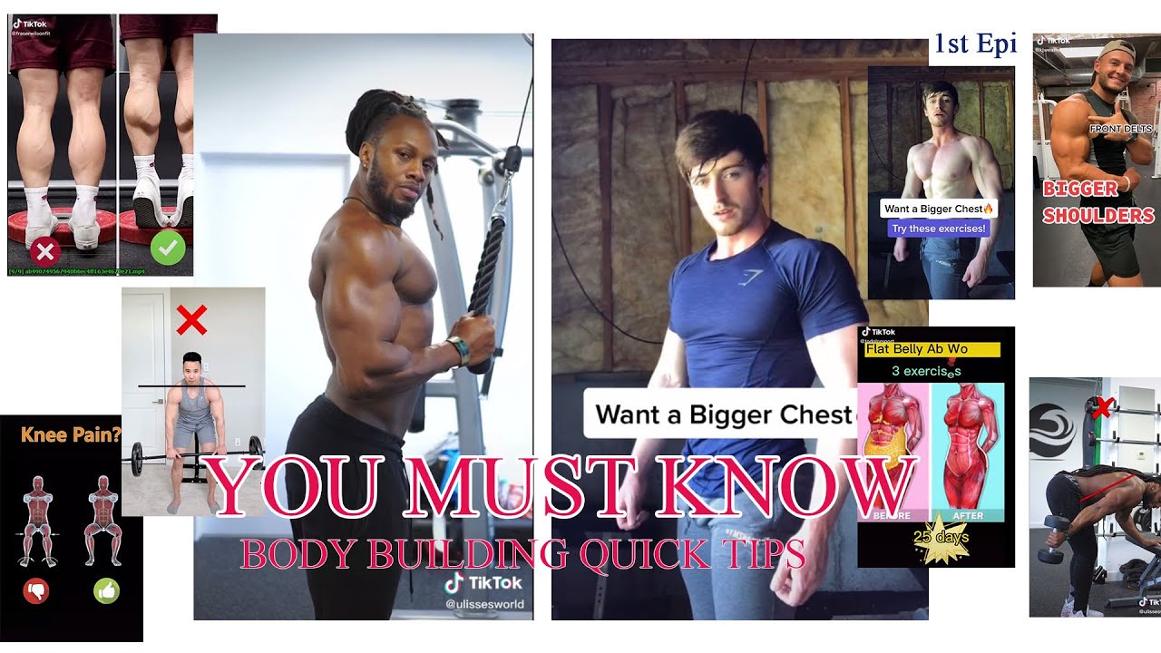 Essential bodybuilding tips - YouTube