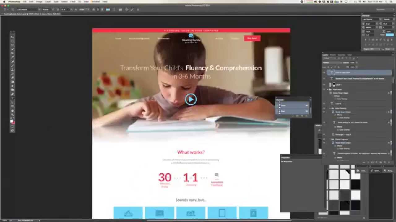 Reading Software Home Page Design 1 - YouTube