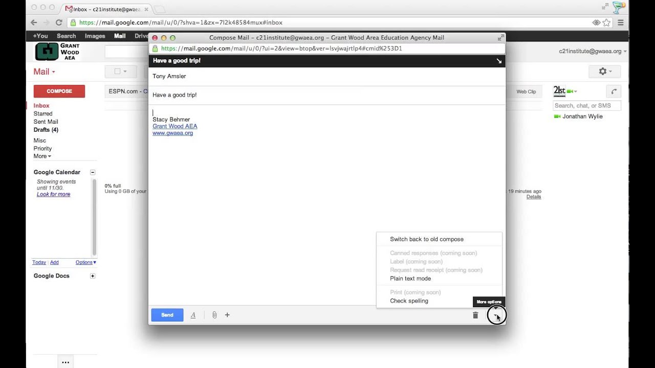 New Compose Box in Gmail - YouTube