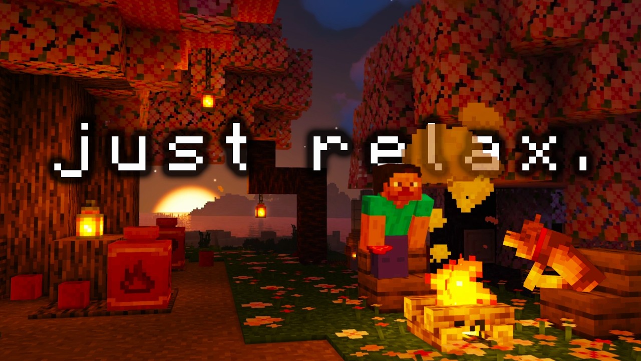 finally, you can rest... ( minecraft music box, fire & wind ) - YouTube