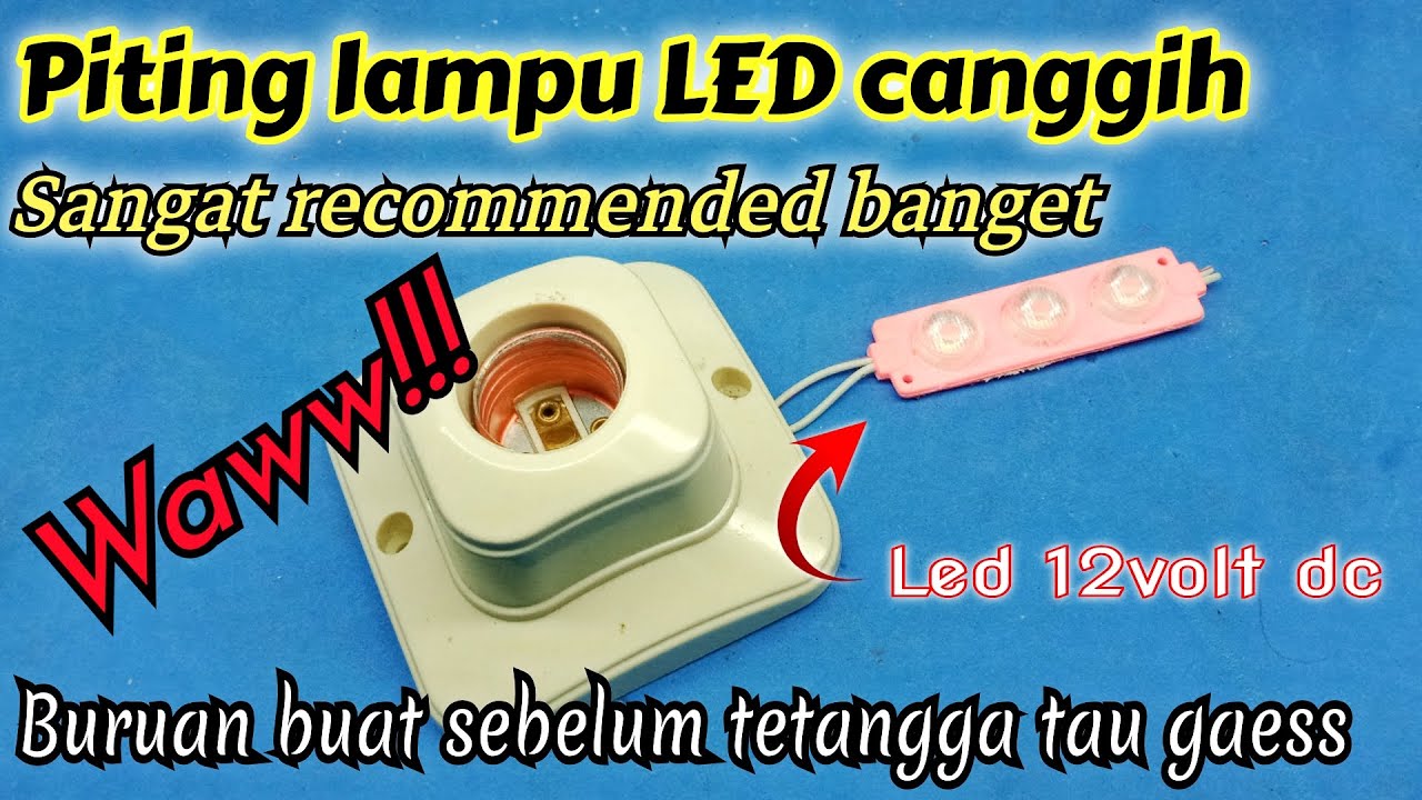 Piting lampu LED canggih‼️ alat multifungsi serbaguna||buruan buat ...