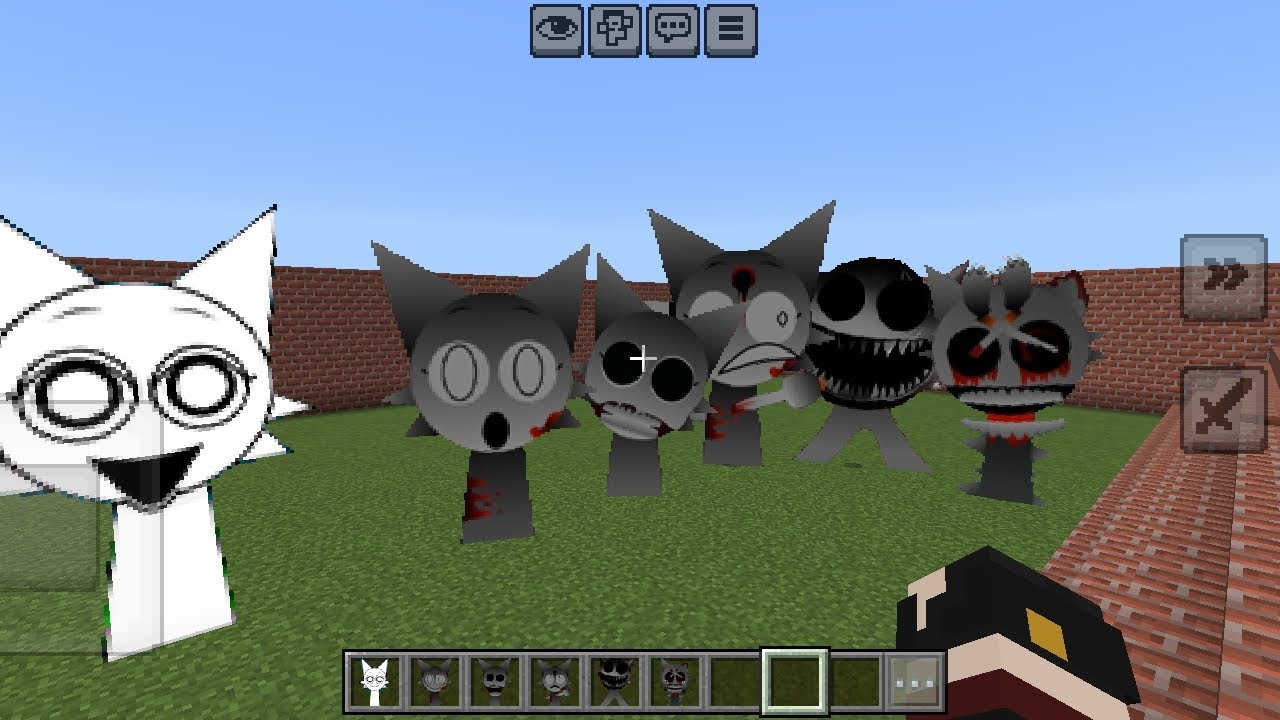 Wenda Phase 1-7 And more Mod incredible sprunki in Minecraft pe - YouTube