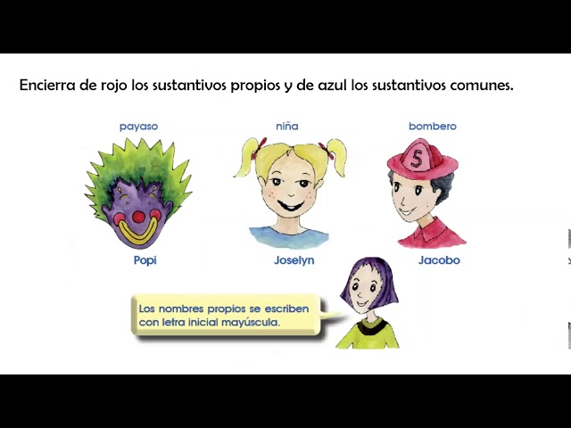 Sustantivos Comunes Y Propios En Power Point
