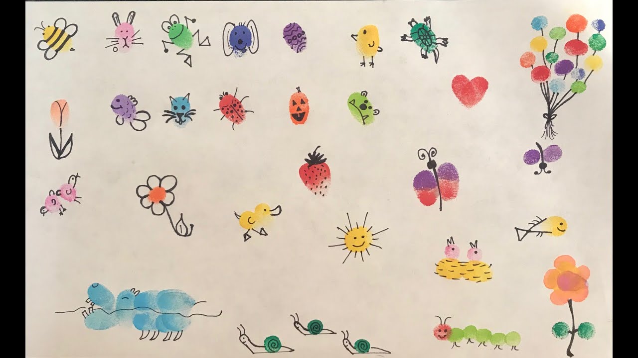 Fingerprint Art - YouTube