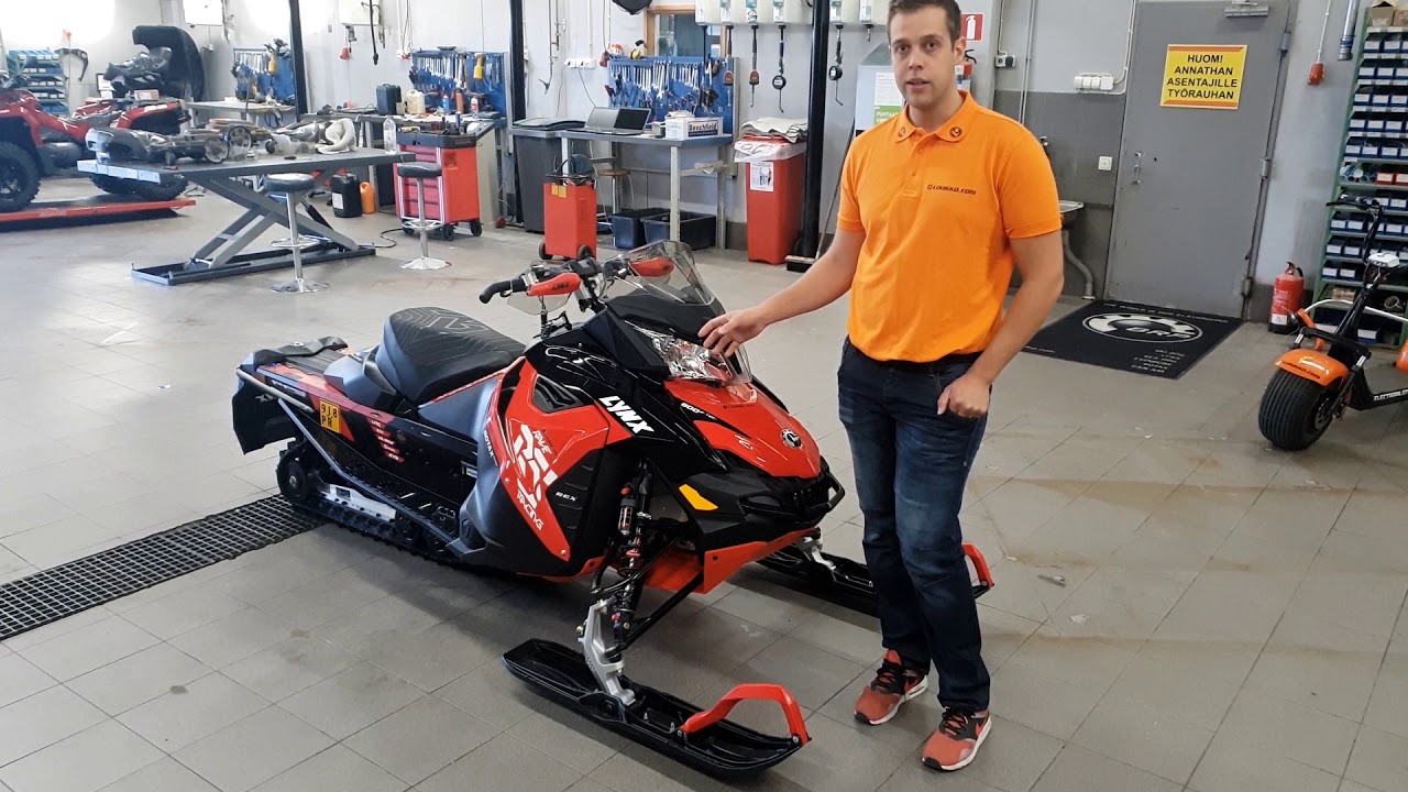 Lynx Rave RE RS 2018 600 E-TEC - YouTube