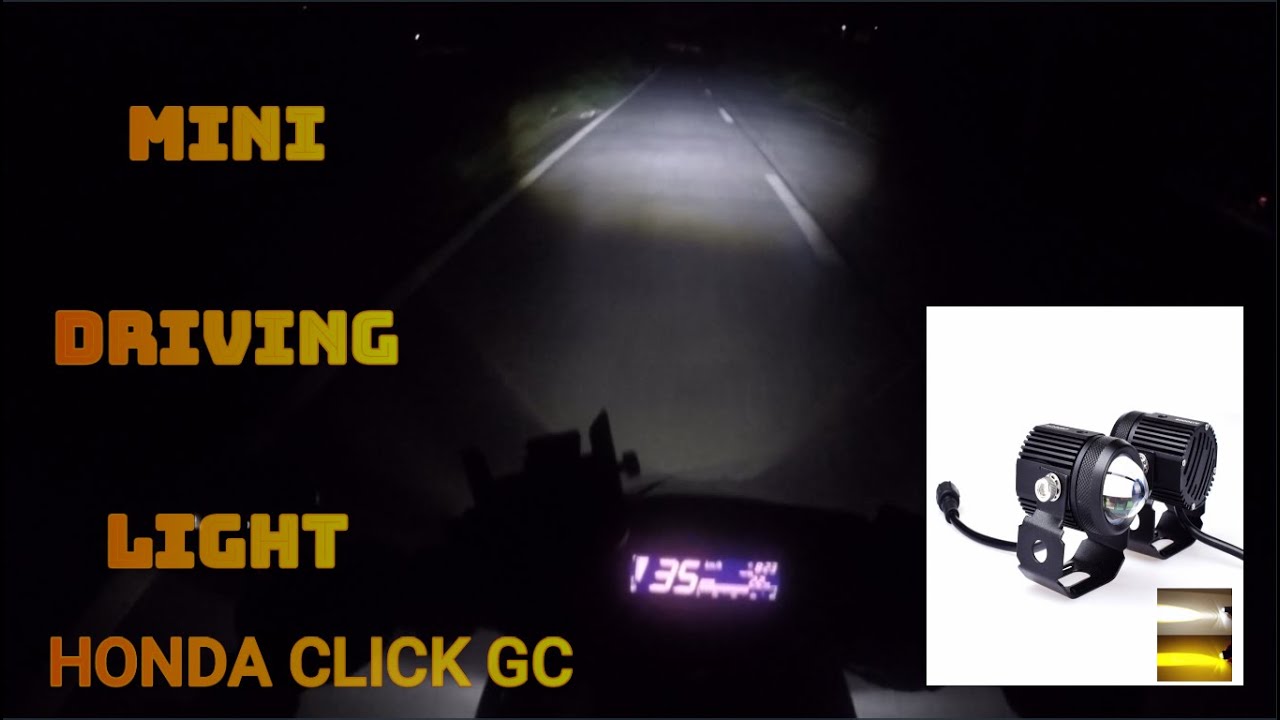 Mini Driving Light Honda Click 125v2 | Hybrid Motorcycle Works | SOLID ...