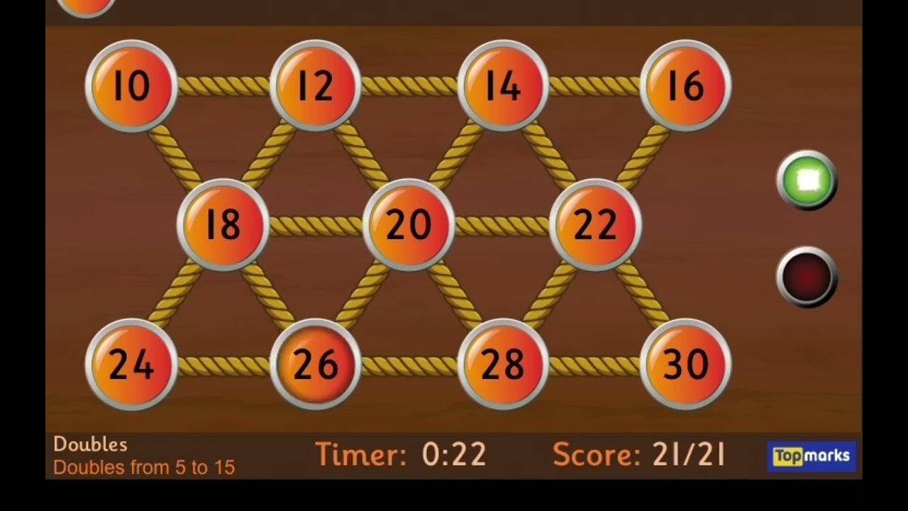 Hit The Button Maths Game Youtube