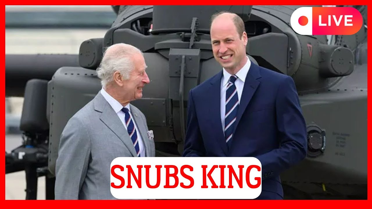 ROYALS IN SHOCK! PRINCE WILLIAM SNUBS KING CHARLES' BIRTHDAY ...
