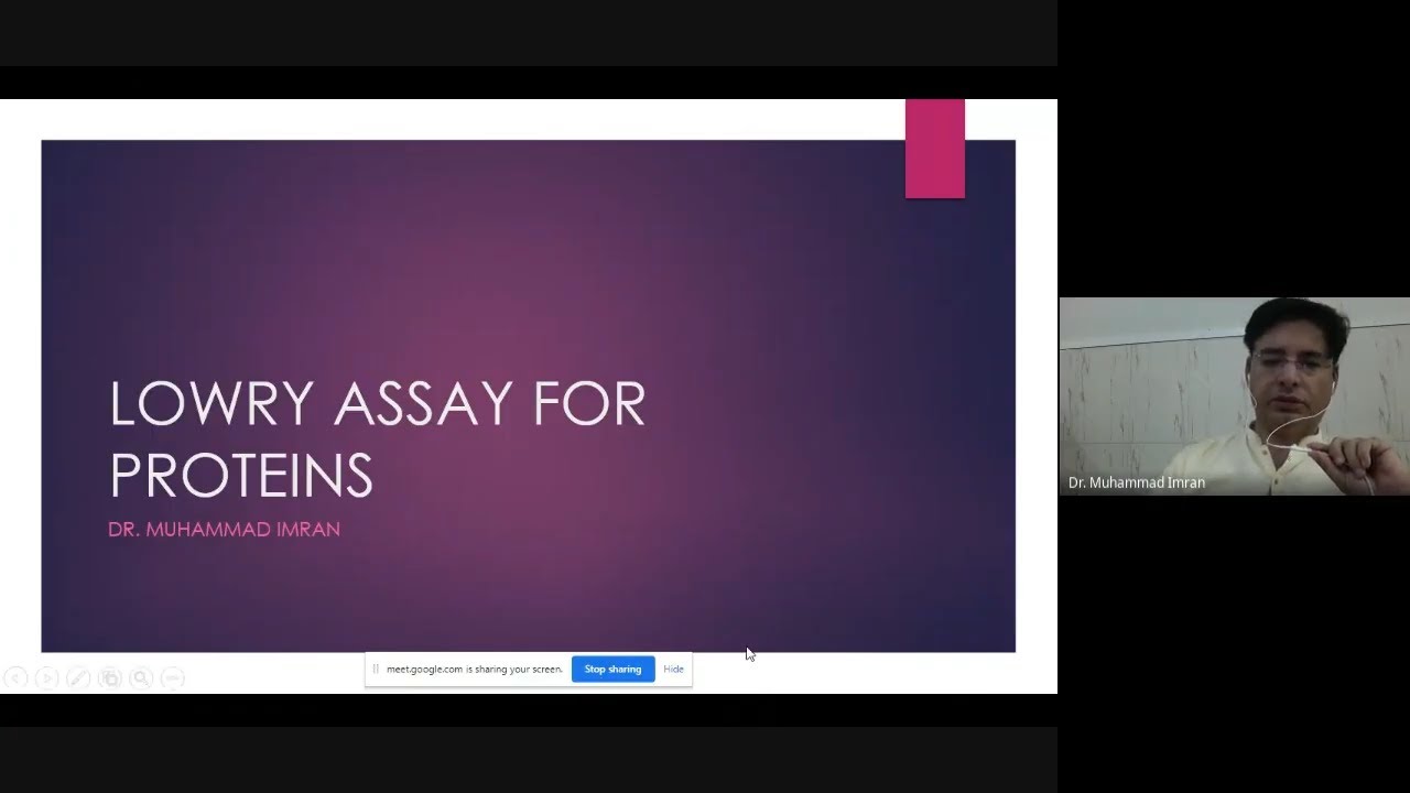 Lowry Assay for Protein - YouTube