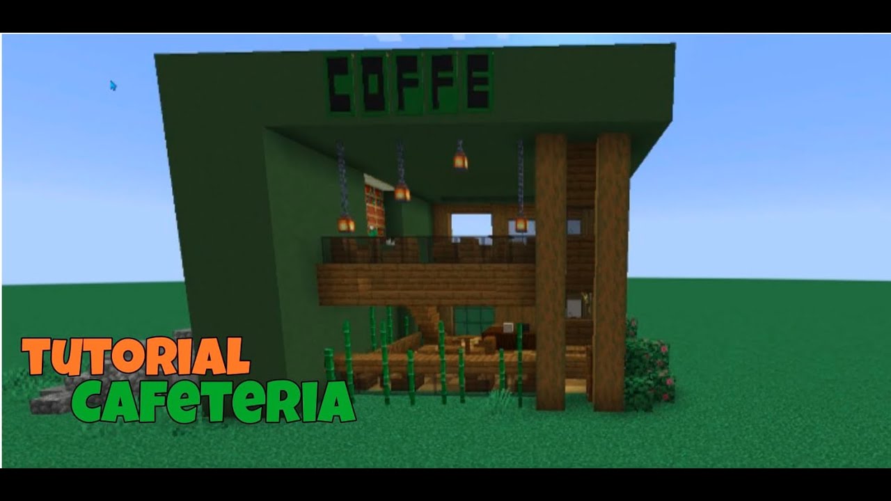 Como construir uma cafeteria no Minecraft - YouTube