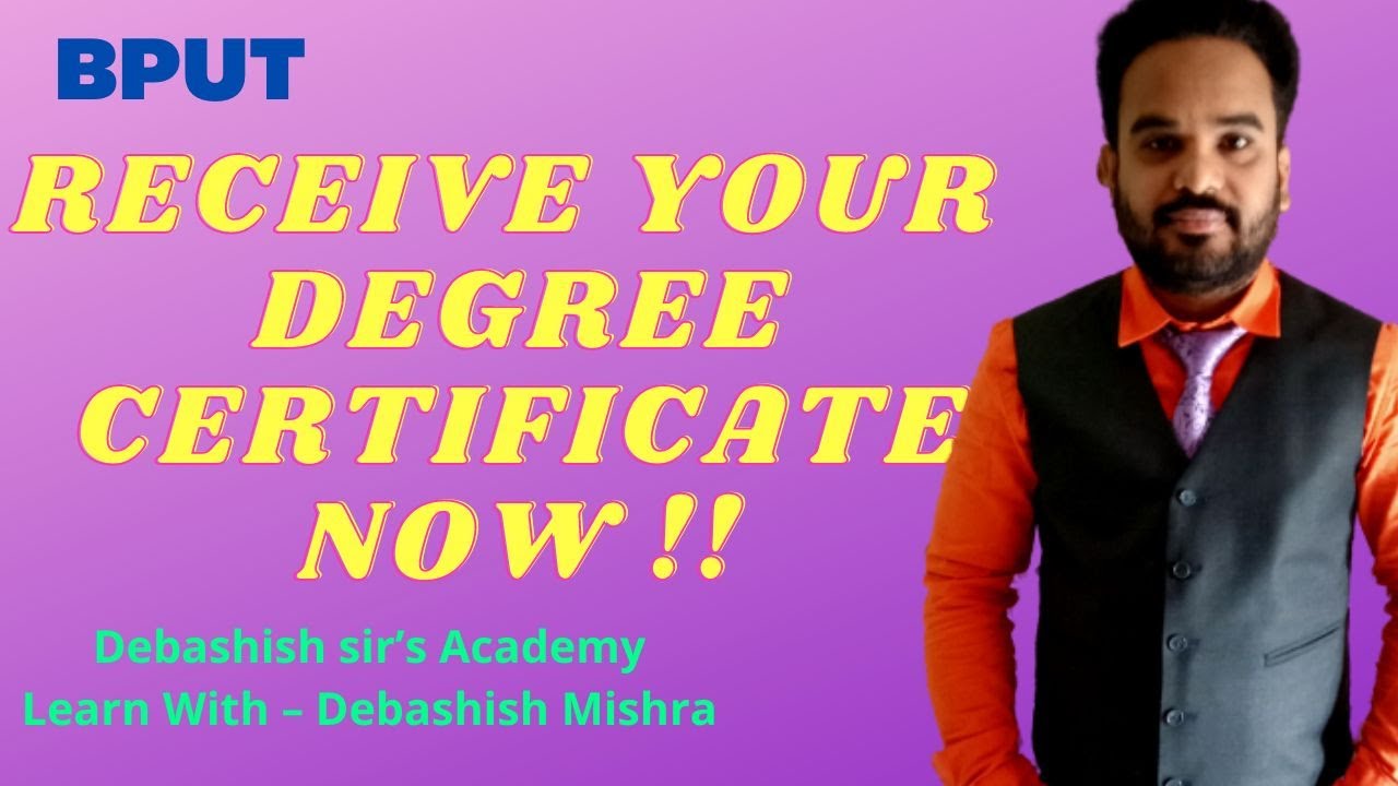 Receive your Degree certificate Now. MUST WATCH !! - YouTube