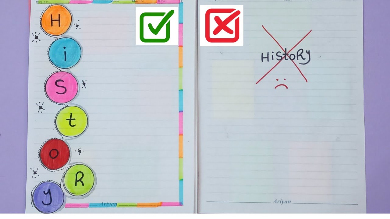 color full front page ideas - YouTube