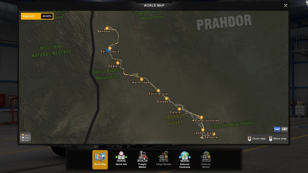 ATS New Reforma Route 66 Map Introduction - YouTube