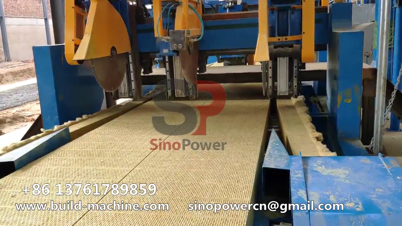 Rock Wool Production Line Machine Trimming to Crushing - YouTube