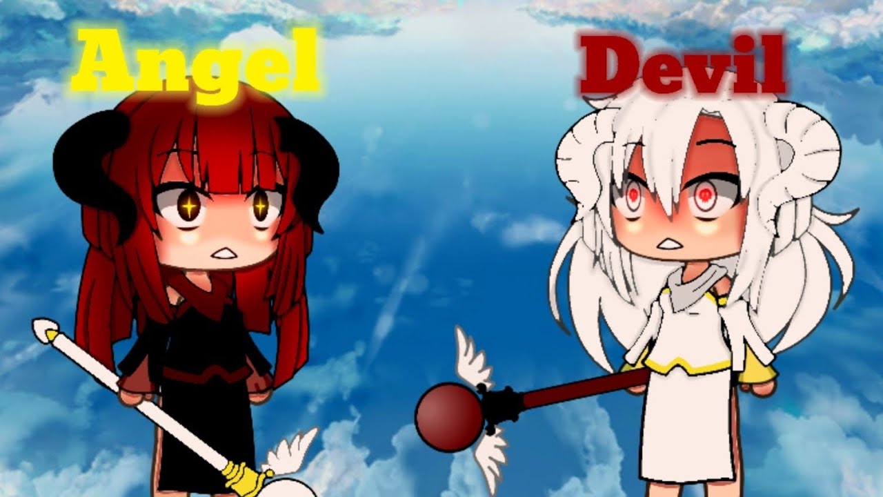 Angel 😇 and Devil 😈 || gacha life || gacha Story Video - YouTube