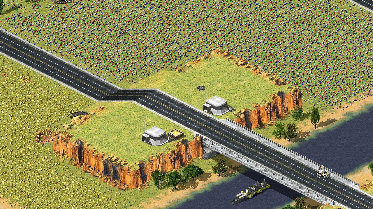 Red Alert 2 | 7 vs 1 | battle of tank and ship | soviet | Russia ...