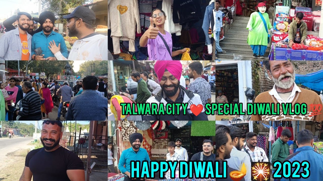 Happy Diwali 🪔 🎇 2023 | Diwali Special Vlog Talwara 💯 | Welcome Talwara ...