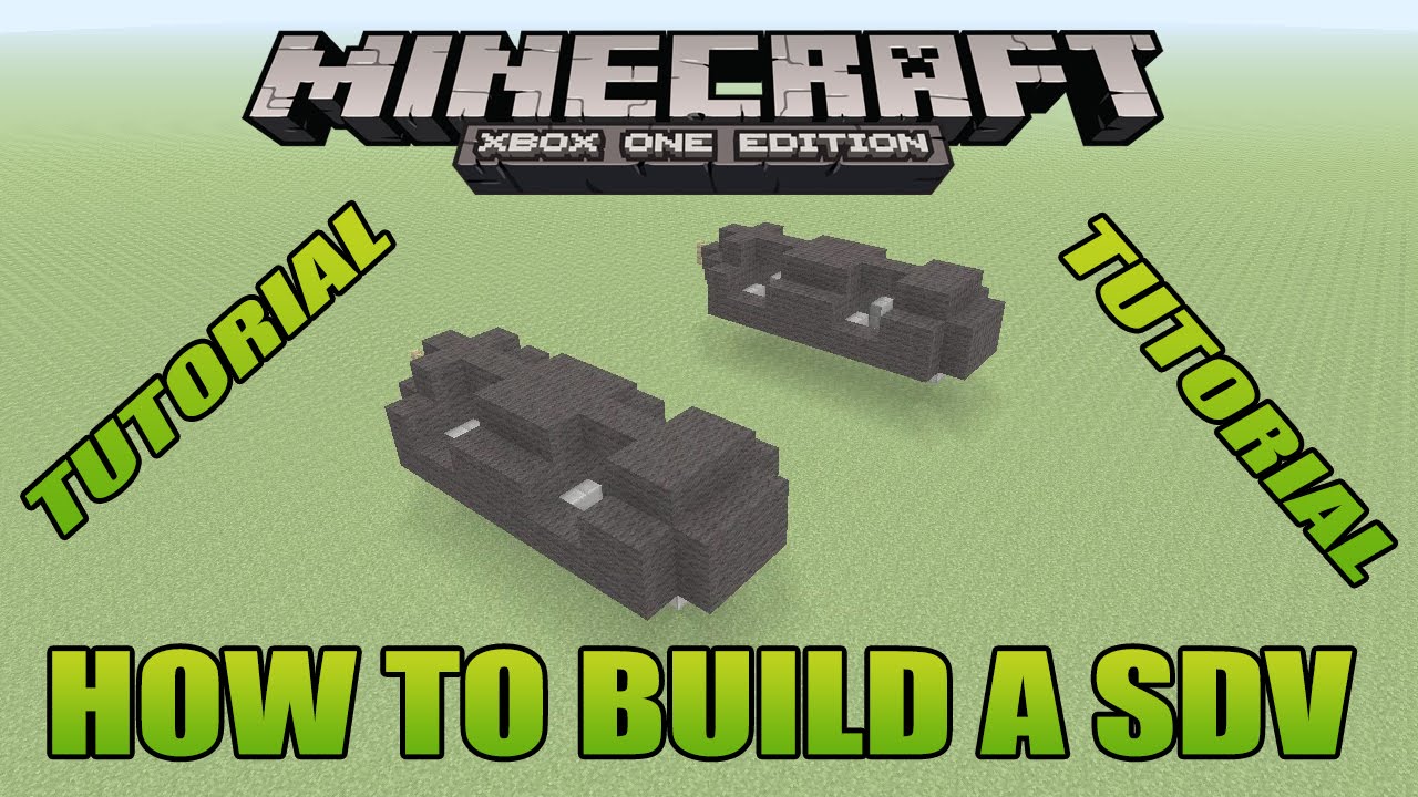 Minecraft Xbox Edition Tutorial How To Build A SDV - YouTube