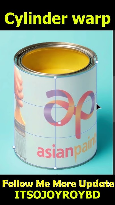 Create a mockup using the Cylinder warp option in photoshop || Itsojoyroybd || Ojoy Roy - YouTube