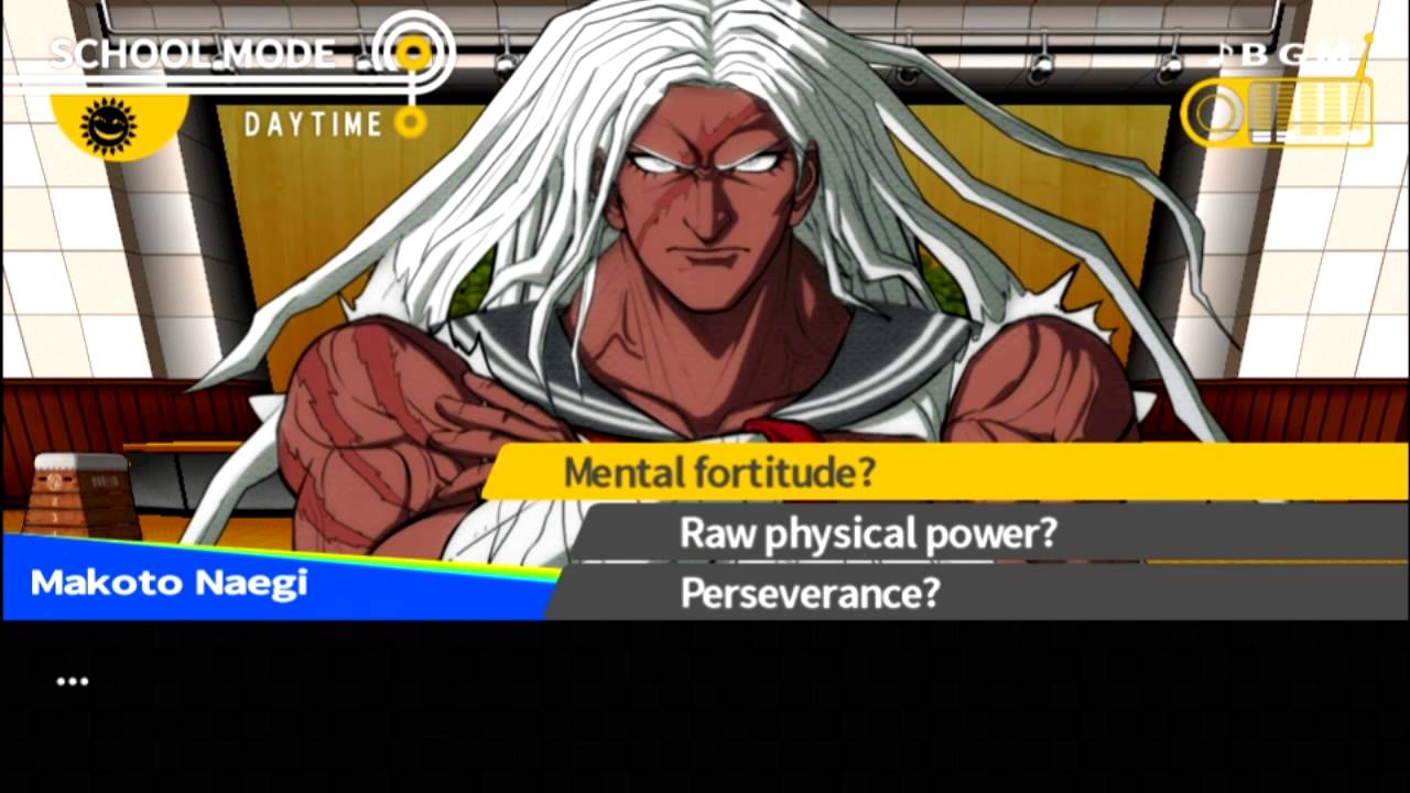 Dangan Ronpa: Sakura Ogami's School Mode Ending - YouTube