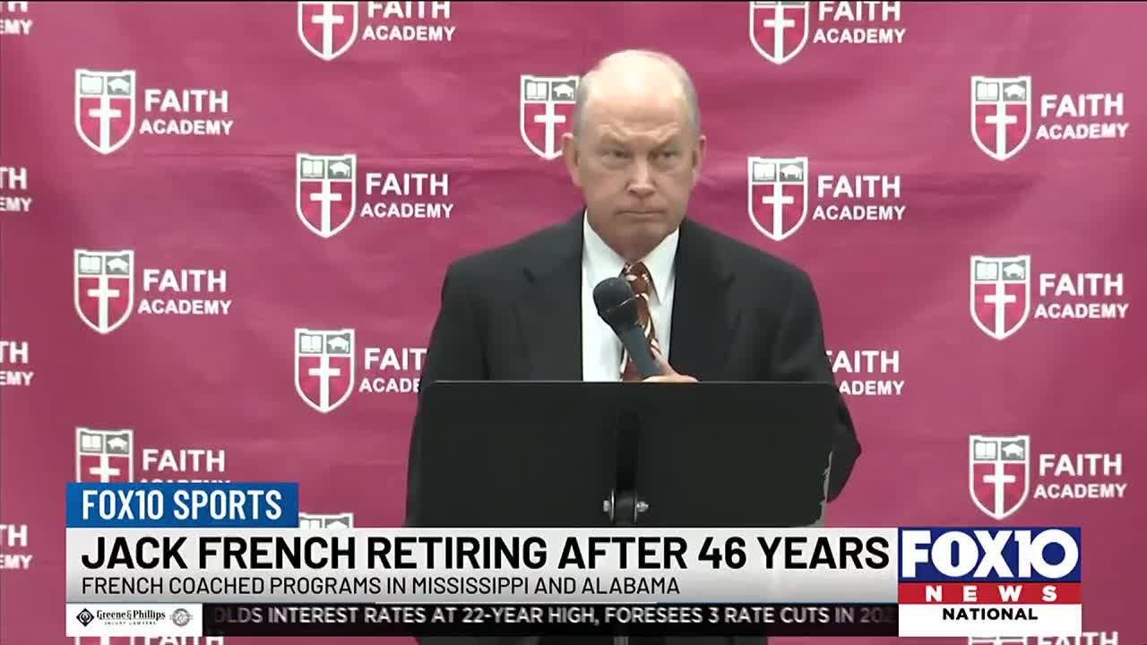 Faith Academy Head Coach Jack French announces retirement - YouTube