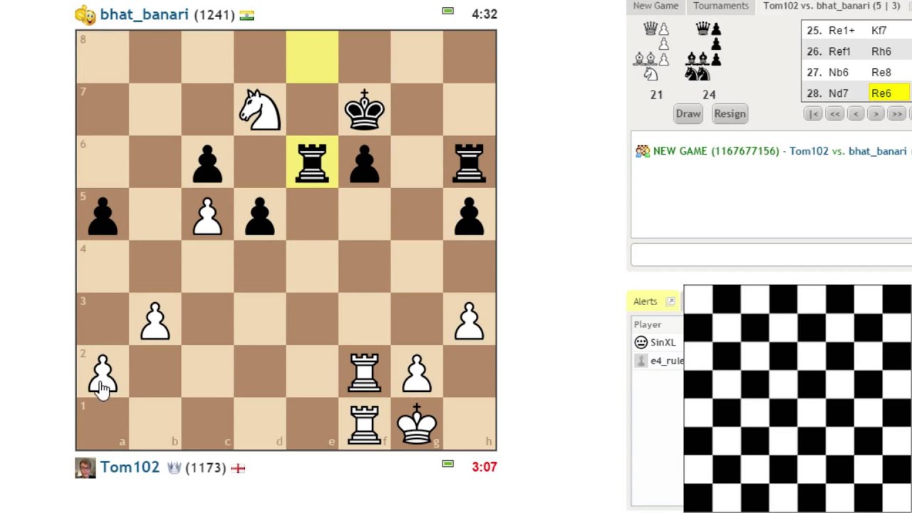 Chess.com 5 Minute Blitz Game - YouTube