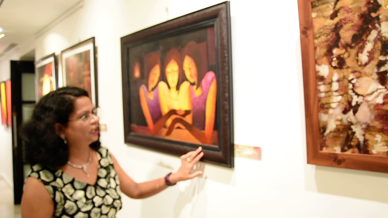 Artist Smita Kalokhe at Spandan Show at The Taj Mahal Palace, Mumbai ...