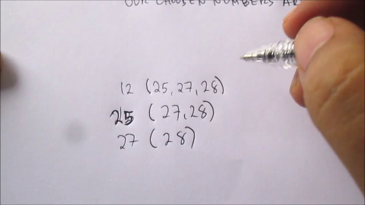 Secret Number Distribution Technique to win the Lottery - YouTube