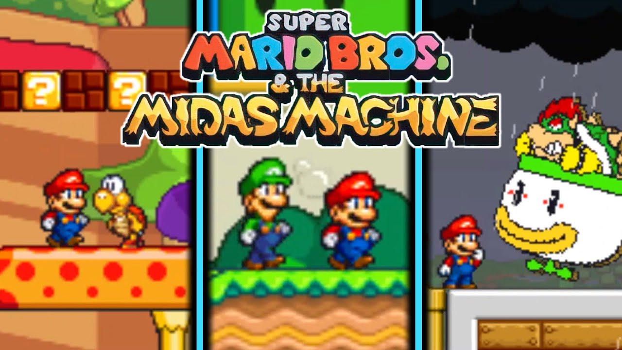 Super Mario Midas Machine is AMAZING!! // Insane 2D Mario Fangame - YouTube