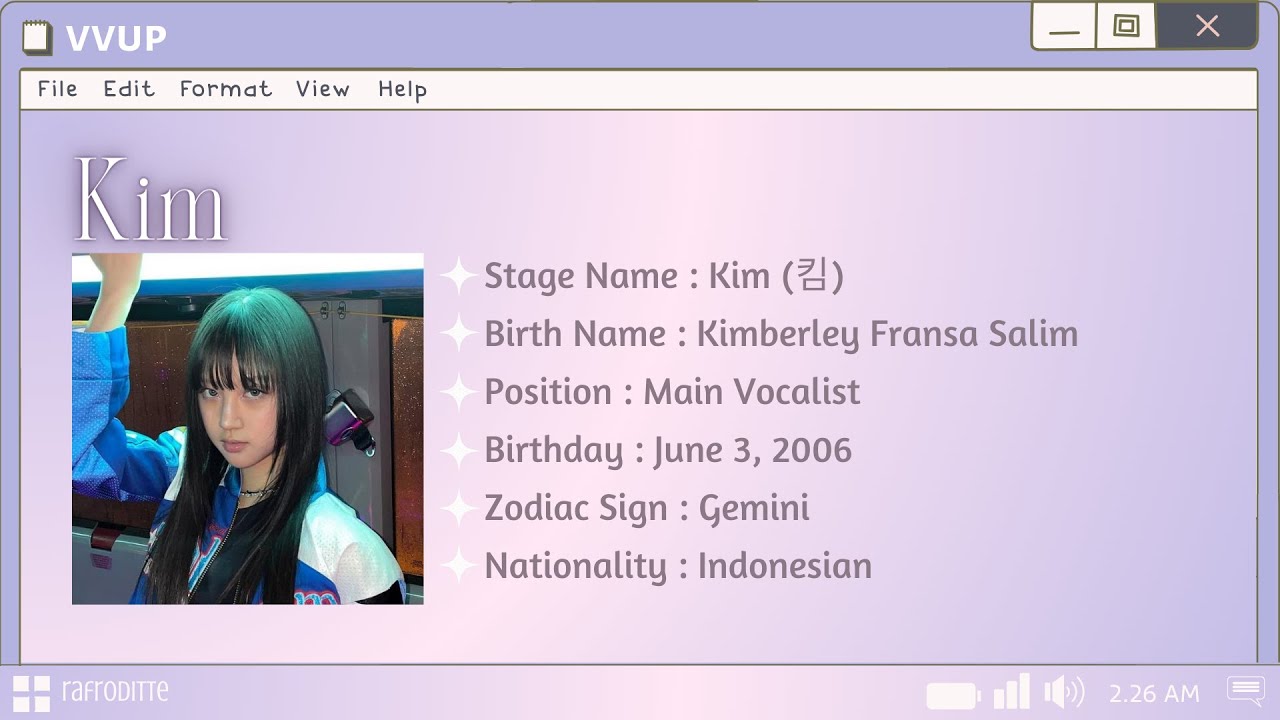 vvup members profile (+facts and predebut photos) - YouTube
