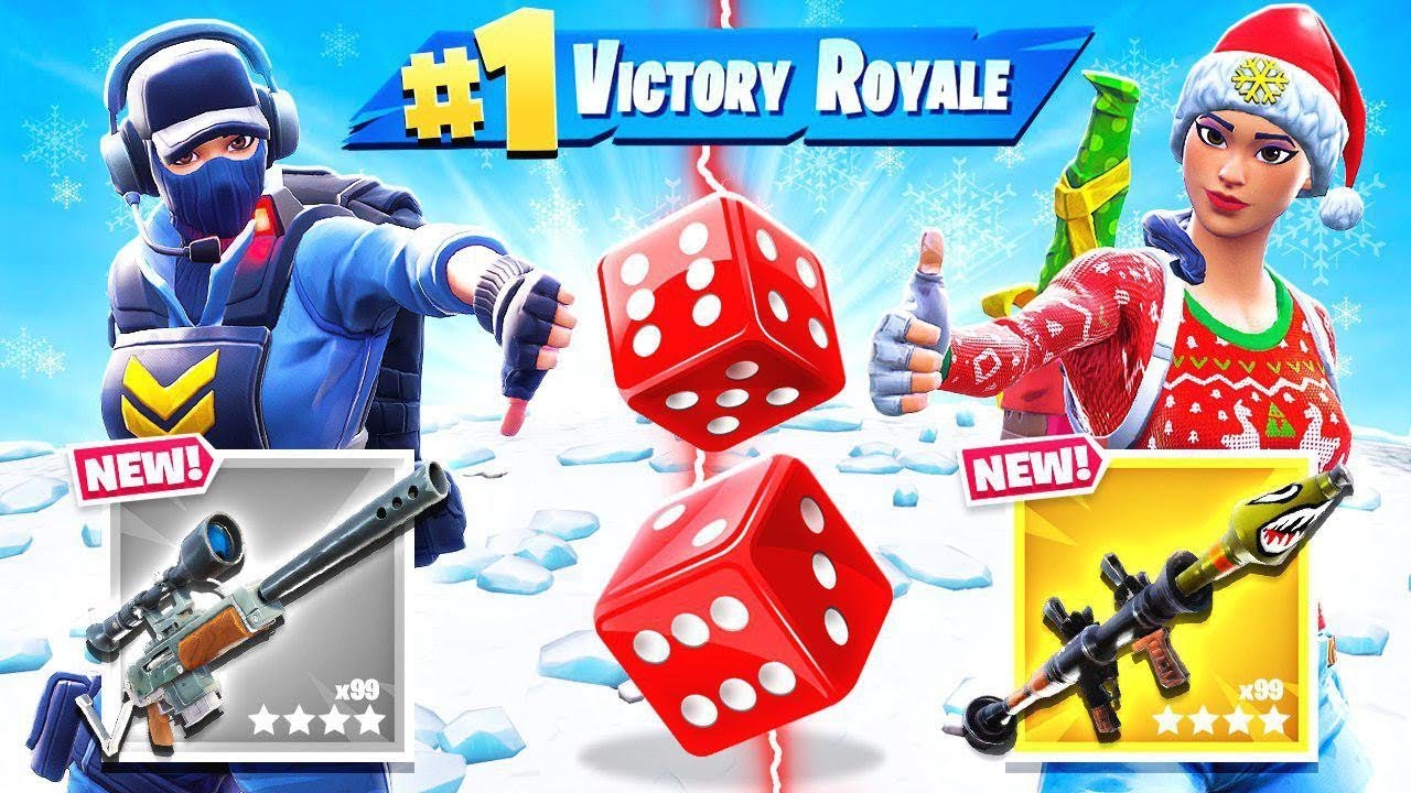 RANDOM Weapon DICE CHOOSER *NEW* Game Mode in Fortnite Battle Royale ...