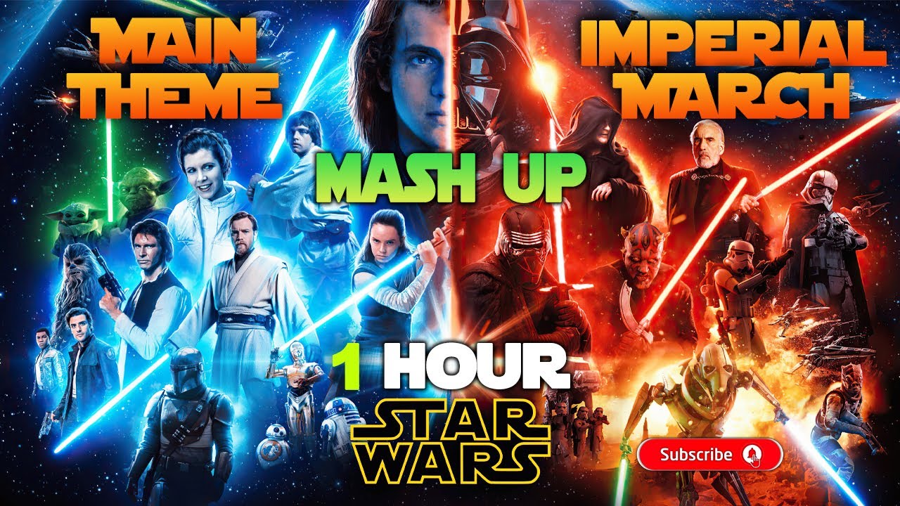1 Hour of Star Wars Orchestra Soundtrack Mashup: Main Theme | The ...