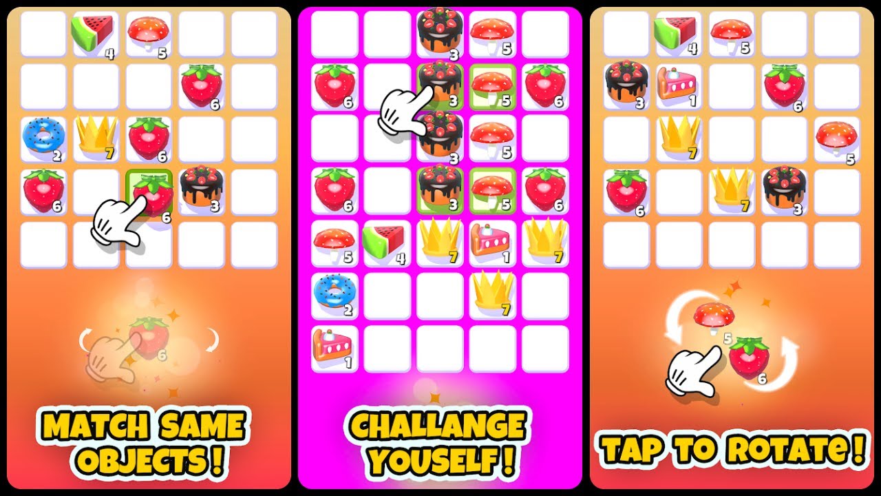 Tile Match Puzzle 3D Gameplay Android - YouTube