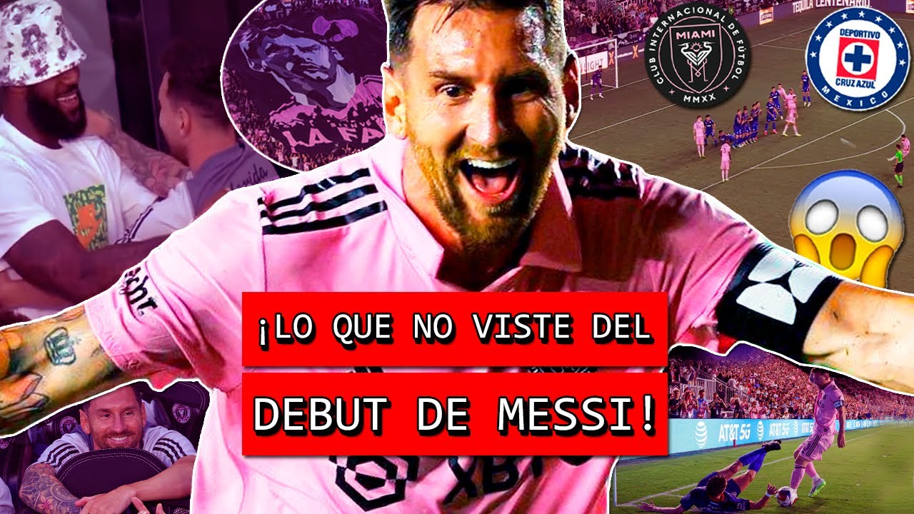 Messi Rojo Azul Retrato