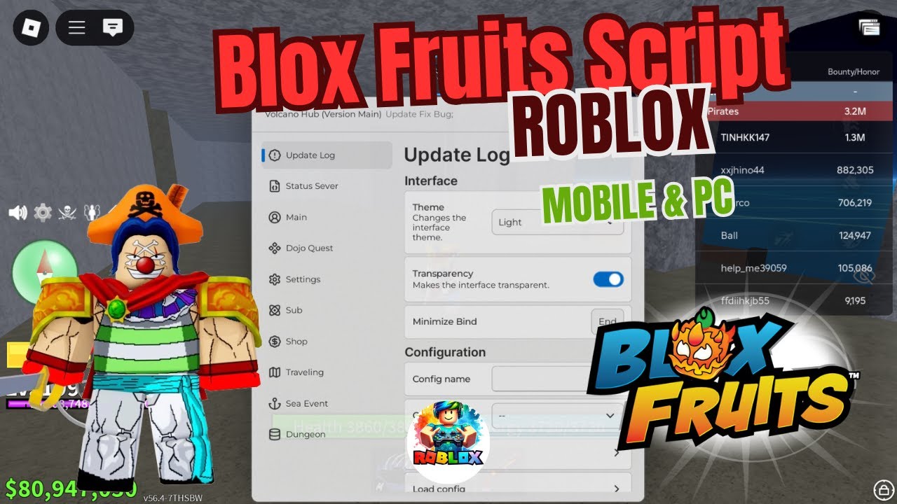 [💘 NEW] Ganteng Hub Script Blox Fruits (No Key) | Auto Farm, Auto ...