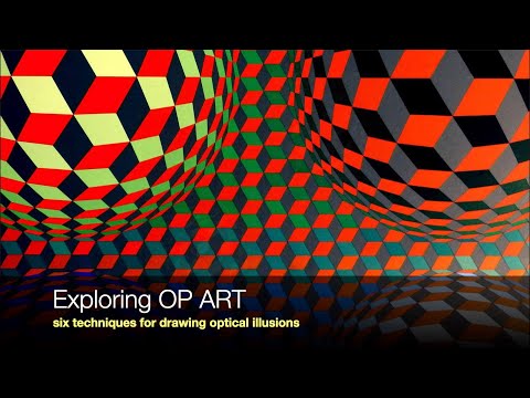 Exploring Op Art - six techniques for drawing optical illusions