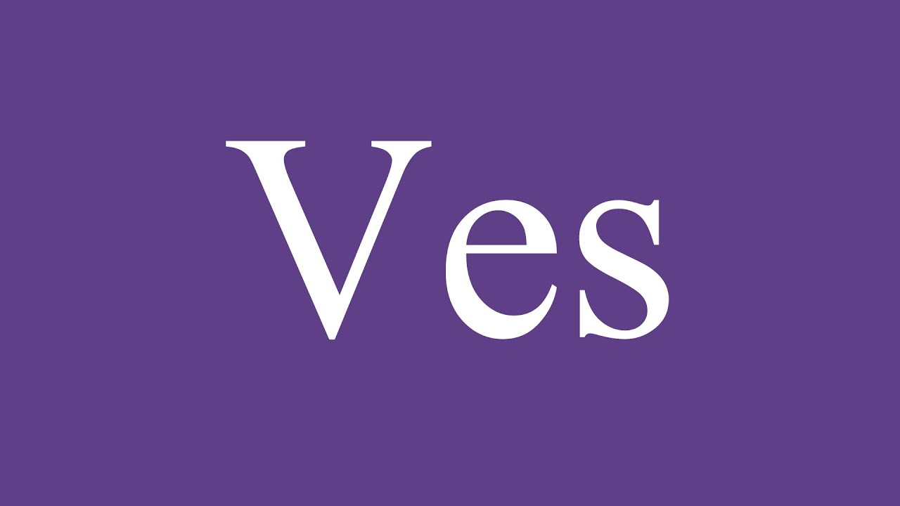 How To Pronounce ''Ves'' (You See) Correctly in Spanish - YouTube