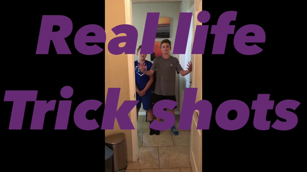 REAL LIFE TRICK SHOTS!!! Song : Reality. - YouTube