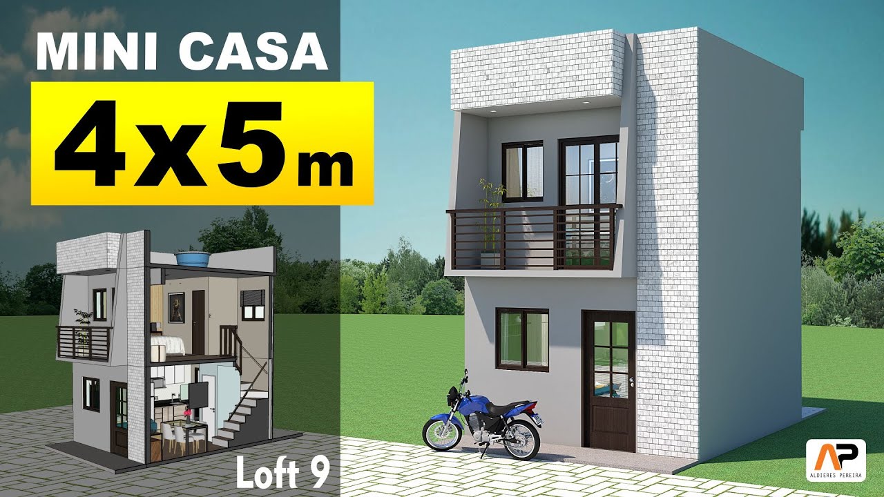 Mini casa 4x5m - Completa - (Faça várias para alugar) - YouTube