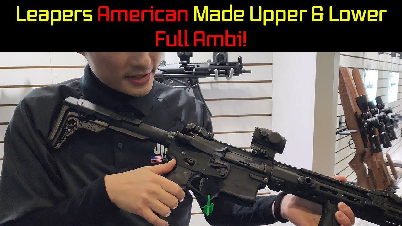 Leapers American made Upper & Lower Full Ambi - SHOT Show 2024 - YouTube